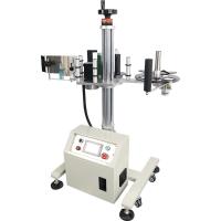 China Desktop Automatic Labeling Machine for Flat Bottle Speed 40-1200PCS/min Roll ID 76mm for sale