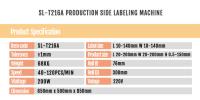 China Desktop Square Bottle Labeling Machine 200W 220V Flat Plane Labeler for Boxes for sale