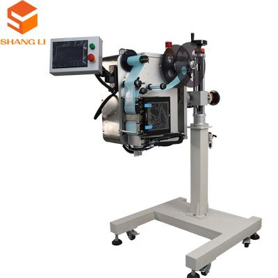 China Automatic Cardboard Box Flat Bag Label Printing and Apply System 300dpi 6-10ips for sale