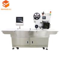 China Textiles Automatic Weighing and Packaging Labeling Machine with 1850x1200x950mm Size for sale