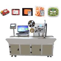 China Electric Driven WPL9000 l Fruit Weighing Printer for Pork Processing and Conveyor for sale
