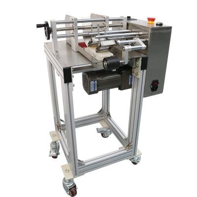 China Automatic Labeling Machine SL-512 with Zebra ZE500 Printer 300dpi for Flat Labeling for sale