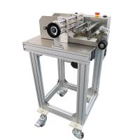 China Wood Packaging Material Automatic Flat Surface Paging Labeling Machine for Chemical Bags for sale