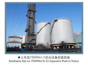 China SASPG Irregular Oxygen Air Separation Plant Oxygen Cryogenic Plant for sale
