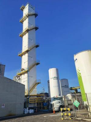 China 0.45 Bar 99.6 Cryogenic Oxygen Plant Manufacturer 89 TPD Liquid Plant for sale