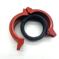 China Grooved Stainless Steel Rubber Pipe Fitting Holder Aluminum Parallel Clamp 1 to 4 Inch for sale