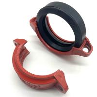 China Grooved Stainless Steel Rubber Pipe Fitting Holder Aluminum Parallel Clamp 1 to 4 Inch for sale