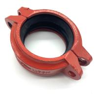 China Grooved Stainless Steel Rubber Pipe Fitting Holder Aluminum Parallel Clamp 1 to 4 Inch for sale