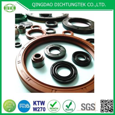 China NBR Rubber Oil Seal 70A Hardness 100ppm Hydraulic Cylinder Shaft Seal Custom Size for sale
