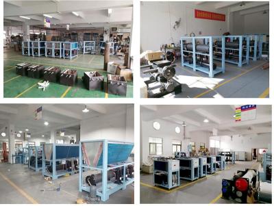 China 58000W Cooling Capacity Industrial Water Chiller with Tube-In-Shell Evaporator and R22/R407C Refrigerant for sale