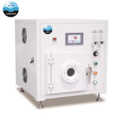 China 5L Volume 316 Stainless Steel Vacuum Plasma Surface Treatment Machine with PLC Touch Screen for Semiconductor Optoelectronic Industry for sale