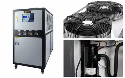 China R407C Refrigerant Industrial Water Chiller with 29000W Cooling Capacity and 2 Compressors for Plastics Injection Production for sale