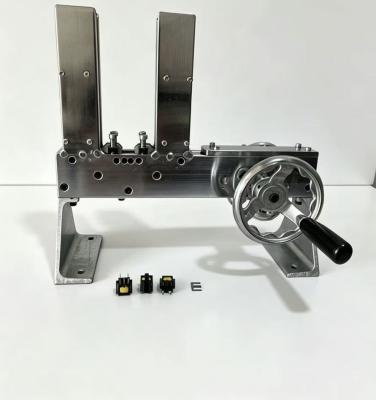 China Hand Crank EI Lamination Stacking Machine for 0.35mm Silicon Steel Sheet with Precision Mould Positioning for sale