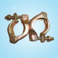 China Sliver Q235 Steel Scaffolding Parts Pressed 48x8 Swivel Coupler for sale