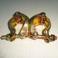 China Sliver Q235 Steel Scaffolding Parts Pressed 48x8 Swivel Coupler for sale
