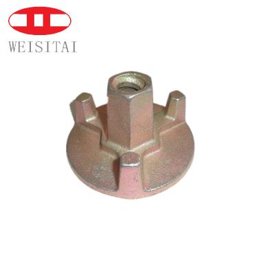 China D17 Galvanized Anchor Formwork Tie Nut For Construction Formwork Tie Rod for sale