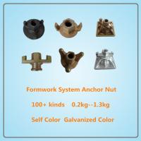 China Formwork Sealing Natural Tie Rod Nut For Concrete Formwork Construction for sale