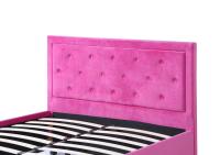 China Fabric Remoyable Upholstered Platform Bed Frame Modern Style Double King Size for sale