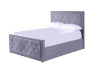 China Odm 1.6x2m Queen Size Platform Bed Bedroom Furniture Upholstery Fabric Velvet for sale
