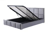 China Hotel 0.355m3 Upholstered Platform Bed With Storage for sale