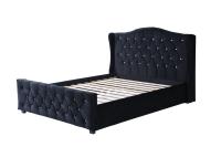 China Gas Lift Storage Overall Assembly Queen Size Platform Bed Frame Modern Design for sale