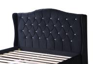 China Gas Lift Storage Overall Assembly Queen Size Platform Bed Frame Modern Design for sale