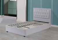 China Italian Style Queen Size Platform Bed Iron And Wood Metal Support Legs for sale