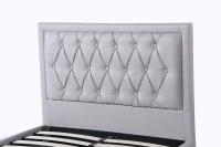 China Italian Style Queen Size Platform Bed Iron And Wood Metal Support Legs for sale