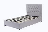 China Italian Style Queen Size Platform Bed Iron And Wood Metal Support Legs for sale