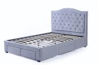 China Contemporary Skin Friendly Plywood Bed Frame For Hotel for sale