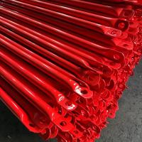 China 20MM Red Galvanized Steel Frame Scaffolding Cross Braces for sale