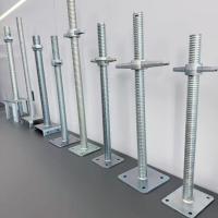 China Hot Selling Stable Reinforcement Steel Jack Stand for Scaffolding Economical Base Jack Base High Ladder Scaffolding Parts for sale