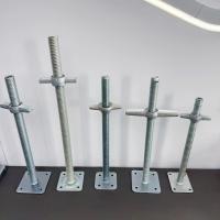 China Hot Selling Stable Reinforcement Steel Jack Stand for Scaffolding Economical Base Jack Base High Ladder Scaffolding Parts for sale