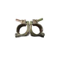 China Gold Q235 Steel Scaffolding Parts Pressed 48x8 Swivel Coupler for sale