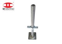 China 600MM Electro Galvanized Scaffolding Jack Base for sale