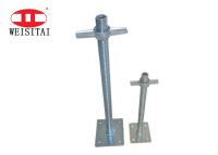 China 600MM Electro Galvanized Scaffolding Jack Base for sale