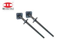 China Galvanized Hollow Swivel Base Jack For Push Pull Prop for sale