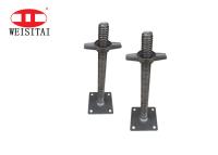 China Painted Q235 Steel Solid 30mm Scaffolding Jack Base For Safety for sale