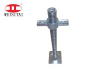 China ISO 32mm Steel Base Jack Solid Scaffolding U Head Adjustable for sale
