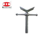 China 230kn High Strength Steel Solid Scaffolding Jack Base Screw For Steel Prop for sale