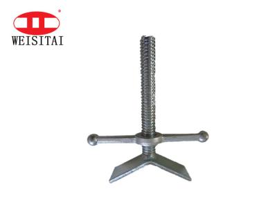 China 230kn High Strength Steel Solid Scaffolding Jack Base Screw For Steel Prop for sale