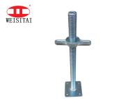 China Steel Hollow Or Solid Scaffolding Screw Jack Base For Construction Building for sale