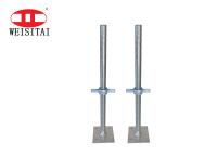 China Steel Hollow Or Solid Scaffolding Screw Jack Base For Construction Building for sale