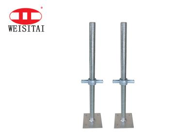 China Steel Hollow Or Solid Scaffolding Screw Jack Base For Construction Building for sale