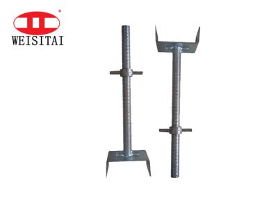 China Solid And Hollow Galvanized Steel Scaffolding U Head Jacks for sale