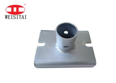 China Adjustable Galvanized Steel U Head Plate Scaffold Pole Base Plate for sale