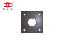 China 120*120*8 Heavy Duty Square Steel Scaffolding Base Plate for sale