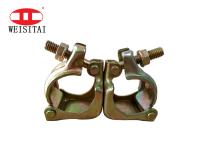 China Jis 110 Degree Double Clamp Pressed Swivel Coupler For Scaffolding for sale