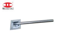 China Steel Galvanized Hollow Or Solid Swivel Scaffolding Jack Base for sale