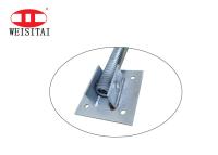 China Steel Galvanized Hollow Or Solid Swivel Scaffolding Jack Base for sale
